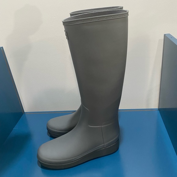 Hunter | Shoes | Hunter Refined Tall Platform Rain Boots | Poshmark